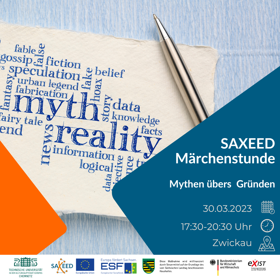 Veranstaltungen - SAXEED - Das Gründungsnetzwerk in Südwestsachsen